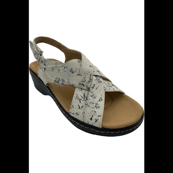 Clarks | Shoes | Clarks Collection Adjustable Sandals Merliah Echo Blue ...